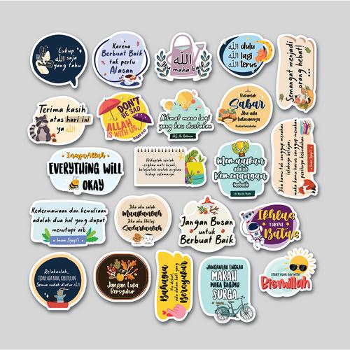 Jual STICKER ISLAMI / STICKER PACK HELM LAPTOP VINYL / STIKER MURAH ...