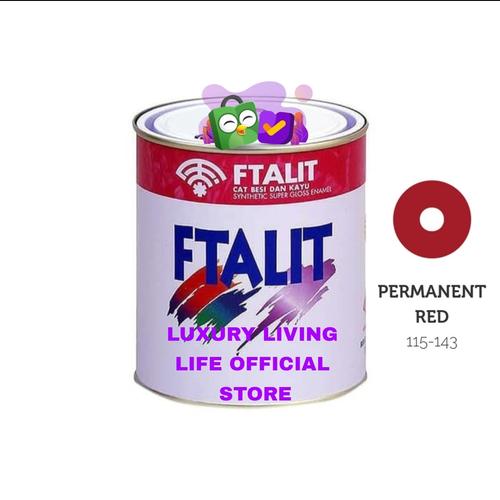 Jual Cat Minyak FTALIT 143 Permanent Red 1kg Cat kayu besi solvent ...