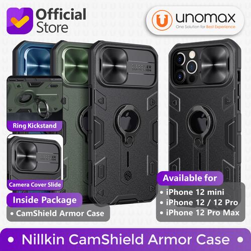 Promo Case iPhone 12/Pro/mini/Pro Max Nillkin CamShield Armor (Logo Cut ...