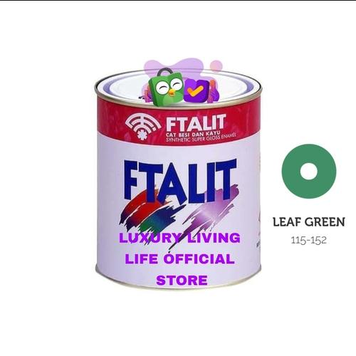 Jual Cat Minyak FTALIT 152 Leaf Green 1kg Cat kayu besi solvent kilap ...