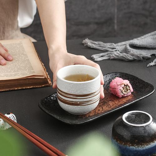 Jual BLACK Series - Japanese Ceramic Tea Cup Gelas Ocha Teh Keramik ...
