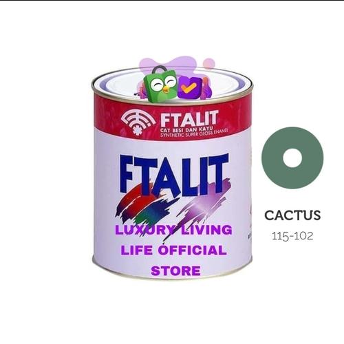Jual Cat Minyak FTALIT 102 Cactus 1kg Cat kayu besi solvent kilap ...