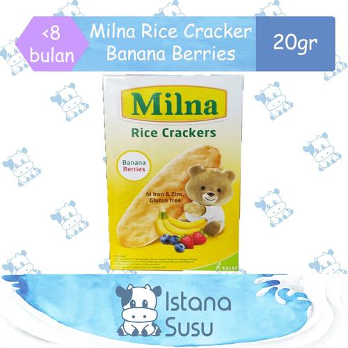 Jual Milna Rice Crackers Banana Berries 20gr - Kota Bekasi - Istana ...