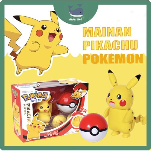 Promo Mainan Pikachu Pokemon Pokeball Deformation Original Lucu ...