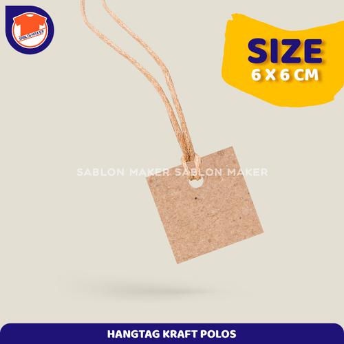 Jual Hangtag Label Polos Gift Murah - Kab. Tangerang - Sablon Maker ...