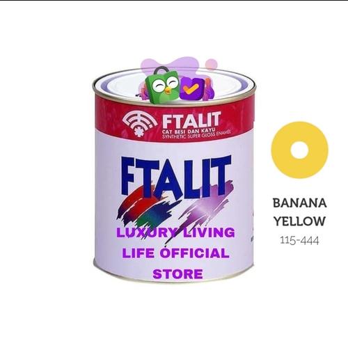 Jual Cat Minyak FTALIT 444 Banana Yellow 1kg Cat kayu besi solvent ...