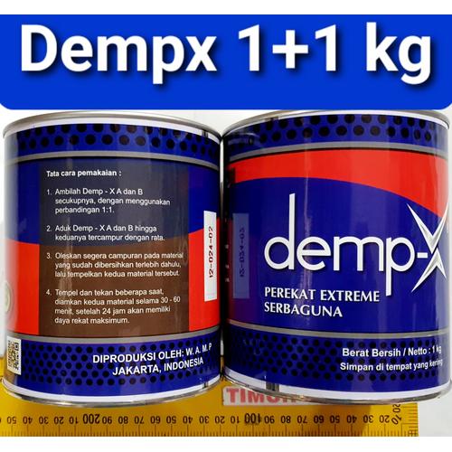 Promo Lem Demp-x 1kg+1kg / Lem DempX 2 kg / Lem Perekat Extra Serba ...