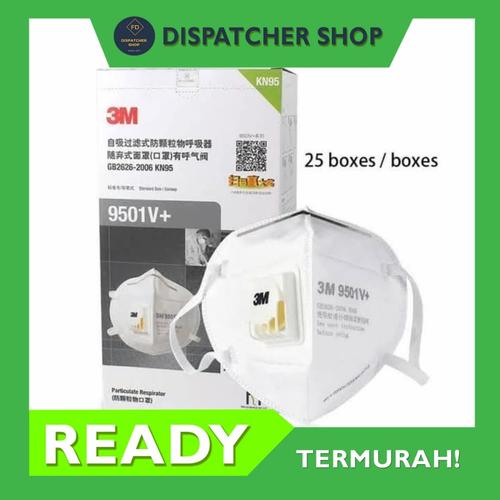 Jual Masker KN95 3M 9501V+/9551V Medis Bedah Murah Original 100% - KN95 ...