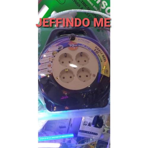 Jual KABEL ROLL 10 METER UTICON CABLE ROLL GULUNGAN 10M SNI STOP KONTAK ...