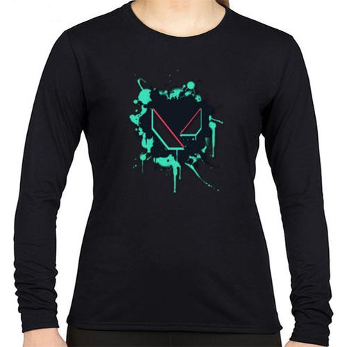 Jual Kaos Cewek Panjang Logo Splash Valorant Riot Game Baju Distro ...