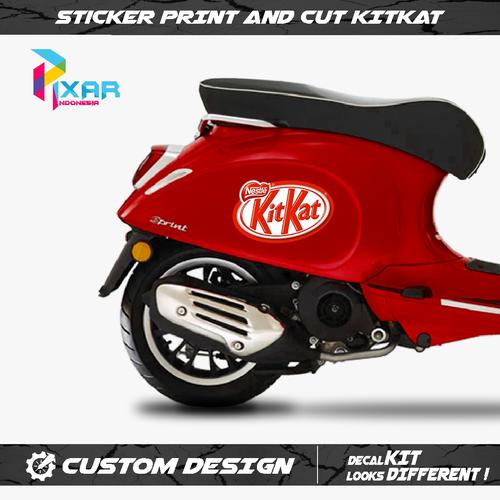 Jual STIKER PRINT AND CUT LOGO CORNETTO DICKIES KITKAT VESPA ALL TYPE ...