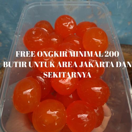 Jual kuning telur bebek asin fresh / kuning telor bebek asin fresh ...