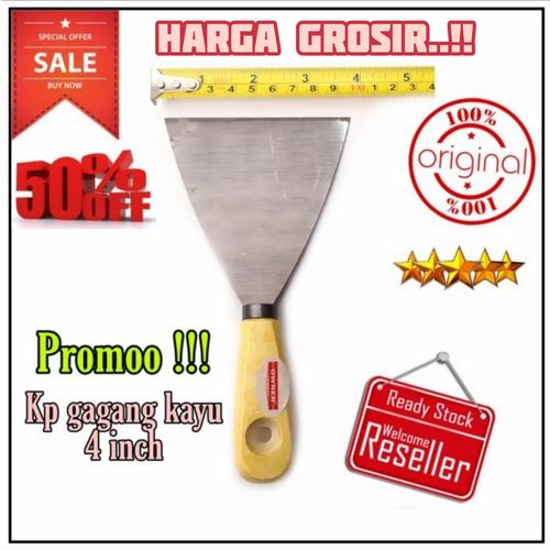 Jual Sekrap 4" inch / Kp Gagang Kayu 4" / Kape 4 inch Gagang Kayu ...