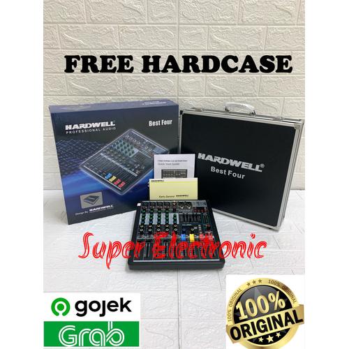 Jual Mixer Audio Hardwell 6 Channel Best Four Original Mixing + Koper - Jakarta Utara - HARDWELL ...