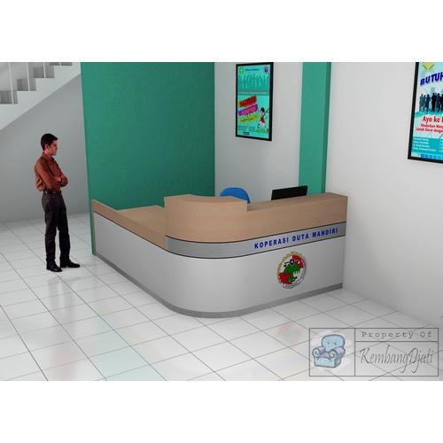 Jual Meja Resepsionis Bentuk L Lengkung - Kota Semarang - Furniture ...