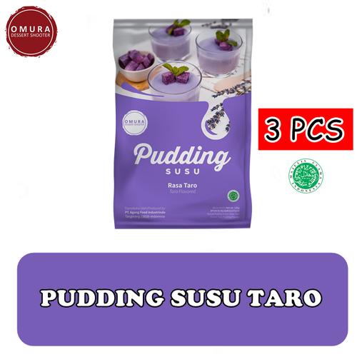 Promo [3 PCS] Omura Dessert Premix Instant Pudding Susu Rasa Taro ...