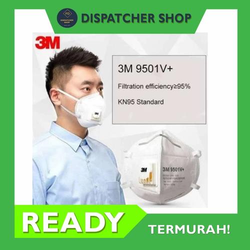 Jual Masker N95 3M 9501V+ Original 100% 1 Box 25 pcs Earloop Bedah ...
