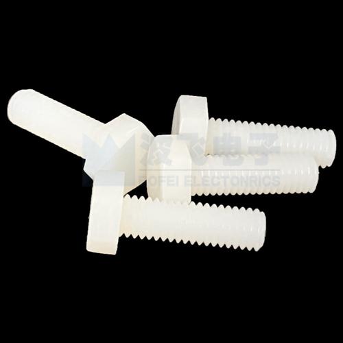 Jual Baut plastik Nylon nilon mur plastik diameter M8 x 40 mm Hexagonal ...