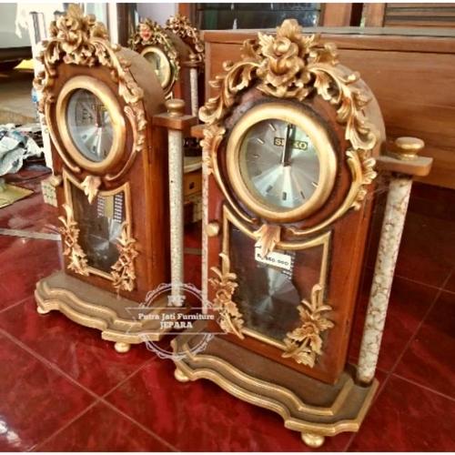 Jual Jam Dinding Jam Meja Kayu Jati Antik Ukiran Jepara - Kab. Jepara ...