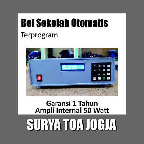 Jual Bel Sekolah Otomatis Automatis Bell Pabrik Ampli Internal 50 Watt ...