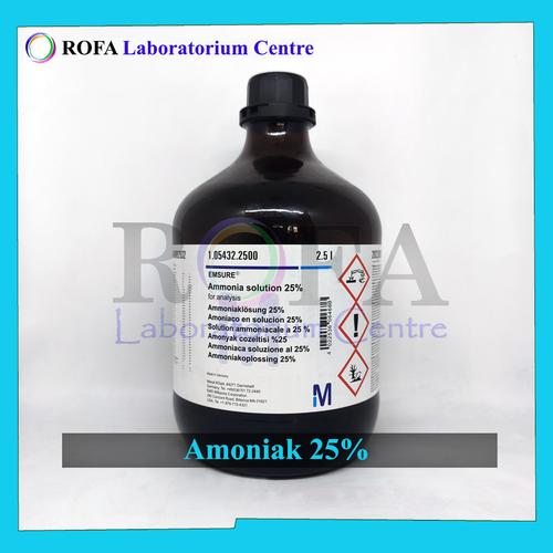 Jual Ammonia / Amoniak / NH3 / NH4OH Pro Analis Merck 25% 2500 mL ...