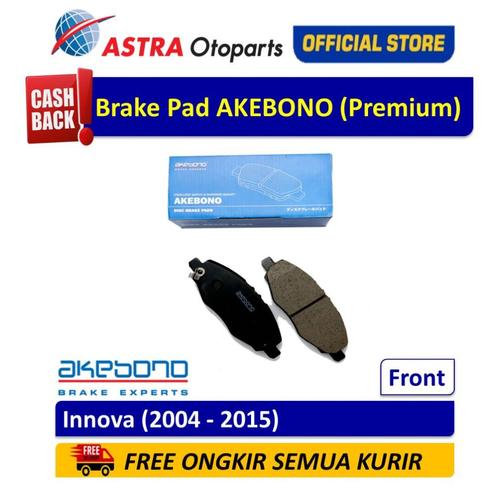 Jual Brake Pad / Kampas Rem Depan Innova 2004 - 2015. AKEBONO - Kab ...