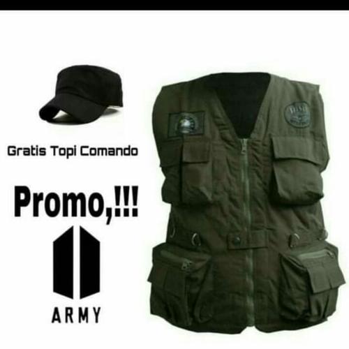 Jual Rompi army - Hitam, XXXXL - Kab. Bandung - comando-zepurr | Tokopedia