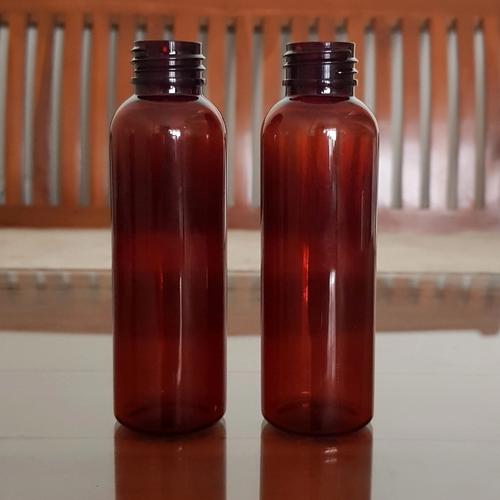 Jual Botol platik 100 ml amber / botol pet 100 ml coklat (tanpa tutup ...