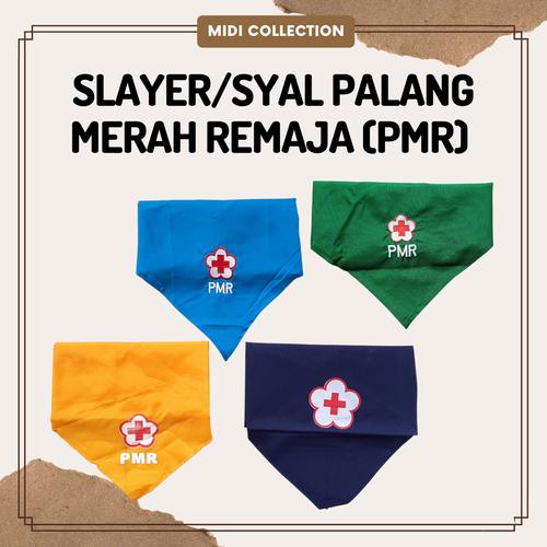Jual Syal PMR warna Biru Donker / Biru Muda (Benhur) / Kuning - Hijau ...