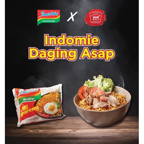 Promo Indomie Daging Asap SAPI Diasapin | Mie Goreng Sei SAPI Siap Saji ...