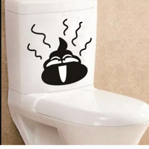 Jual Stiker Toilet poop Sticker Kamar Mandi WC Closet Rumah - Kota ...