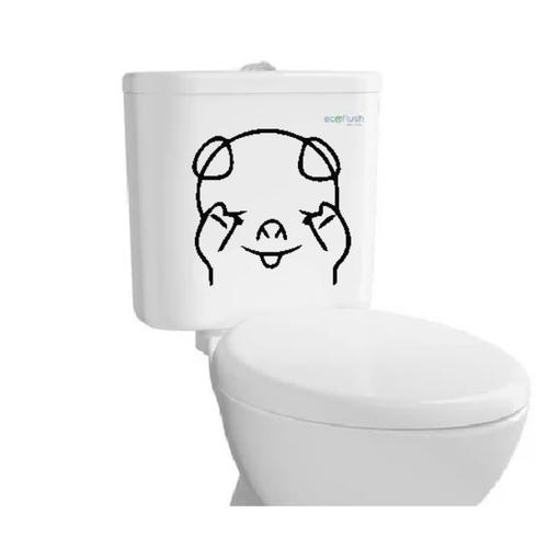 Jual Stiker Toilet Pig Sticker Kamar Mandi WC Closet Rumah - Kota ...