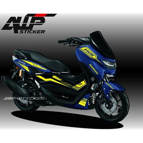 Jual Promo Striping Sticker Stiker Cutting All New Nmax 2020 Biru ...