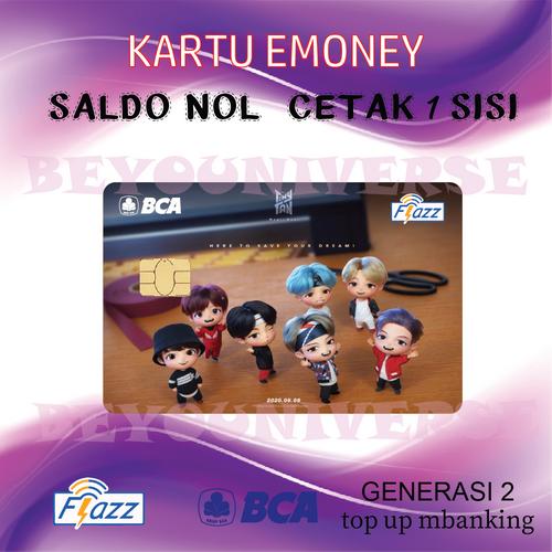 Jual Kartu Emoney Mandiri E-money / FLAZZ BCA Gen 2 BTS TinyTan Grup ...