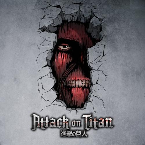 Jual sticker attack on titan 3D cutting collosal transparant poster A3 ...