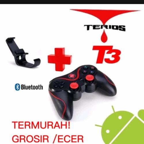 Jual Gamepad Bluetooth Controller For Android Terios T3 with Holder ...
