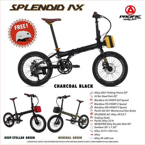 Jual sepeda lipat pacific splendid ax 300 - lumine silver - Kota Magelang - roda niaga bike ...