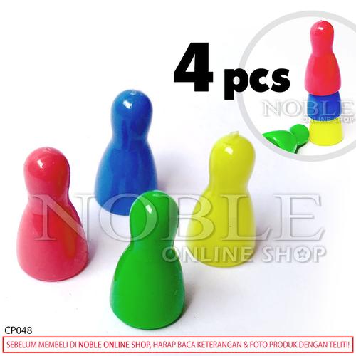 Jual Bidak 4 Warna Pion Tumpuk Permainan Board Game Toys Ludo Ular ...