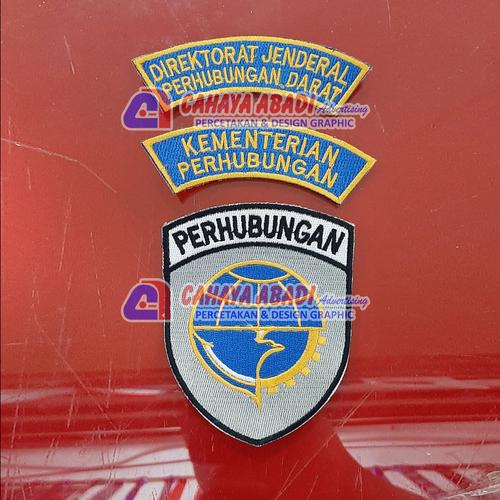 Jual Emblem atau Patch Bordir Perhubungan KEMENHUB DISHUB - DISHUB ...