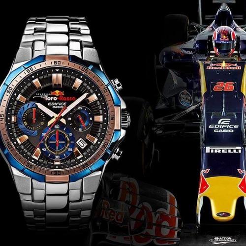 Jual Jam tangan Casio edifice Efr 554 / Efr554 Toro Rosso Stainless ...