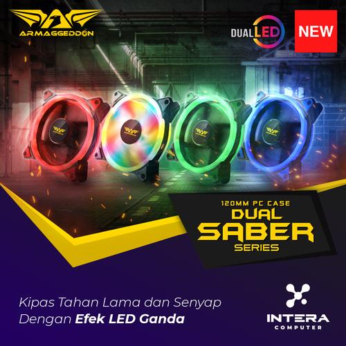 Jual Fan Armaggeddon Scarlet Dual Saber 12 cm - Fan Casing RGB Gaming ...