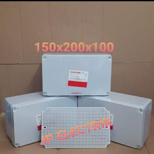 Jual Durabox Junction Box Plastik ABS 150 x 200 x 100mm + Baseplate ...