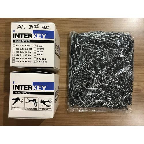 Jual Paku Rivet Warna Blind Rivet 435 Black Brown White 3,2 MM x 9,5 MM ...