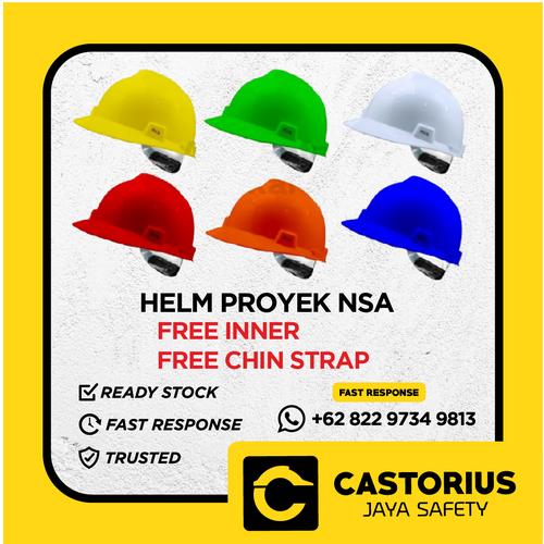 Jual HELM PROYEK HELM SAFETY HELM NSA VENTILASI STAZ-ON SNI INNER BIASA ...