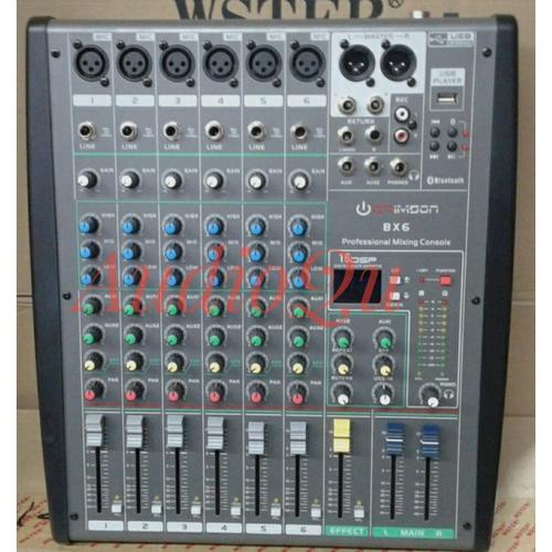 Jual Mixer Crimson BX6/ BX 6 Bluetooth USB Equalizer 6 Channel ...