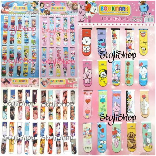 Jual Magnet Bookmark (isi 5) Pembatas Buku Bahan Magnet, Penanda Buku ...