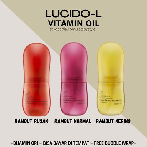 Jual LUCIDO-L Hair Supplement Triple Beauty Vitamin Oil Lucidol ...