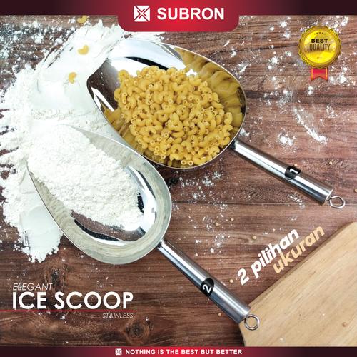 Jual SUBRON Ice Scoop Sekop Es Sekop Tepung Ice Shovel Flour No.1-2 ...