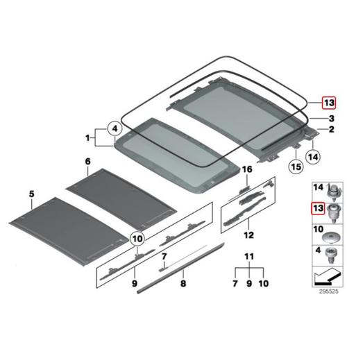 Jual Original BMW E84 X1 F25 X3 Karet Seal Sunroof Panoramic ...
