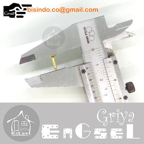 Jual Sekrup Mini Emas/5X10/Sekrup Kecil Box/Sekrup Kotak Mahar ...